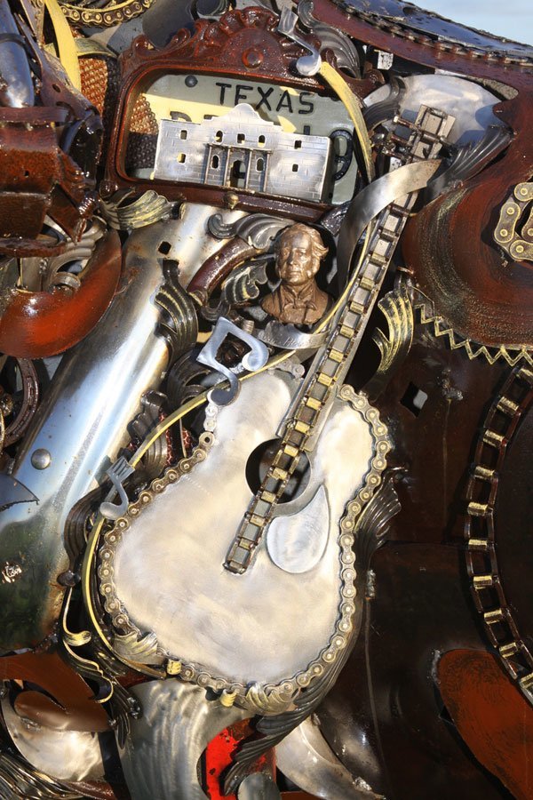 This Cowboy Transforms Scrap Metal into Incredible Sculptures