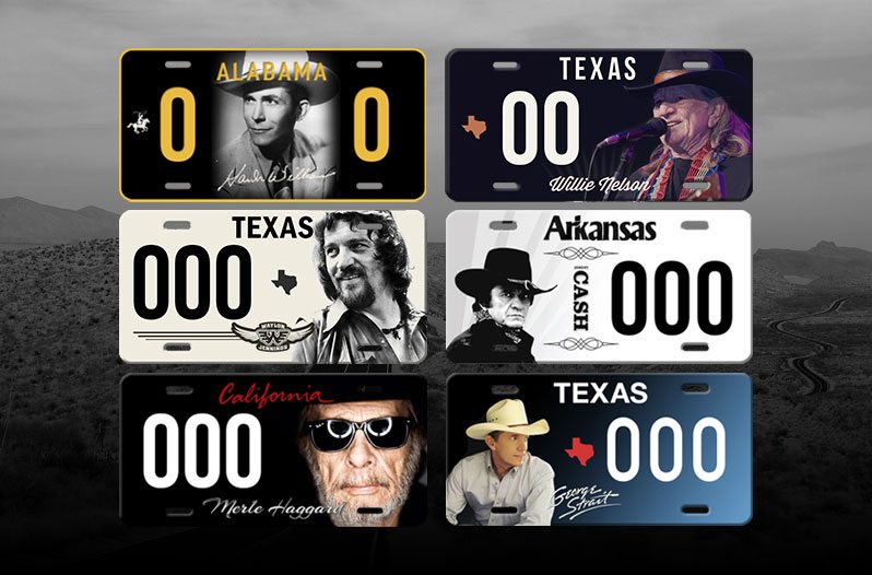 6 Country Music Speciality License Plates We Want to See