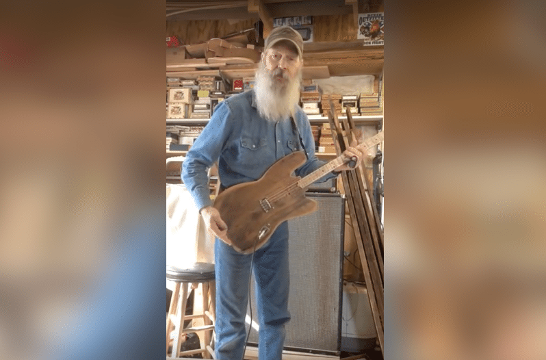 Father and Son Make Crazy Original Guitars from Reclaimed Barn Wood
