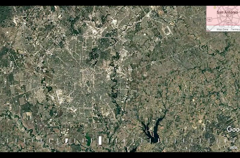 Google Timelapse Shows 30 Years of Amazing Texas Growth