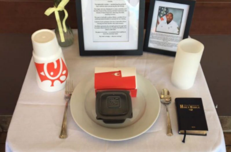 'Missing Man Table': Chick-fil-A Honors Fallen Officer