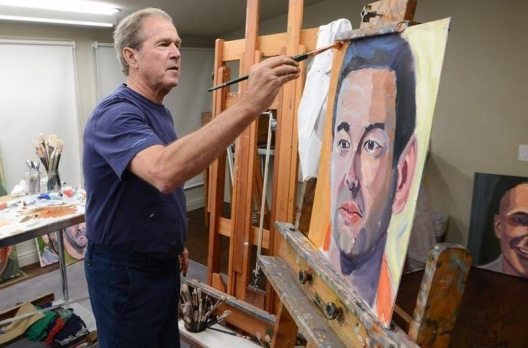 George W. Bush is Creating Incredible Hand-Painted Portraits of Veterans