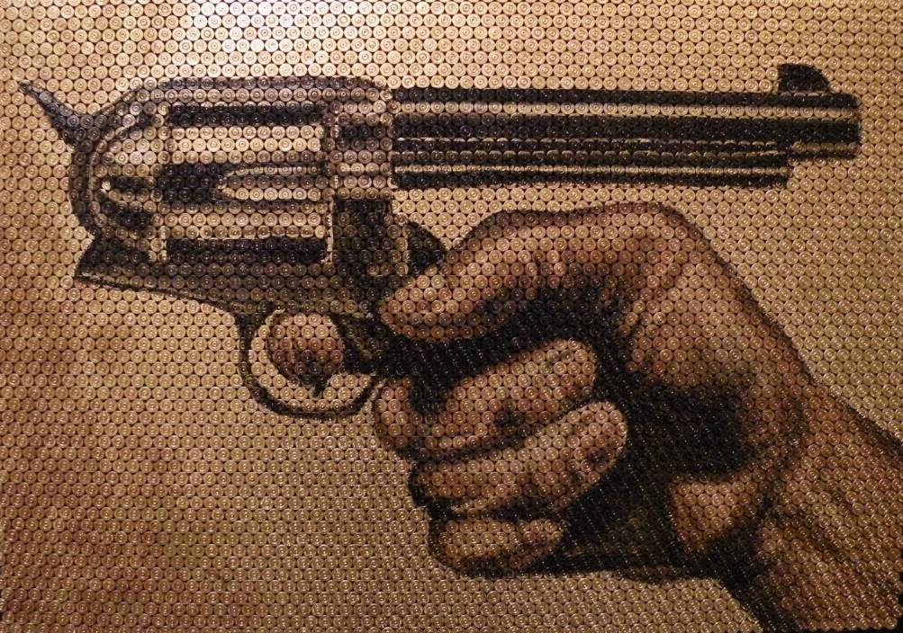 Bullet Art: San Antonio Artist Creates Amazing Works of Art From Casings