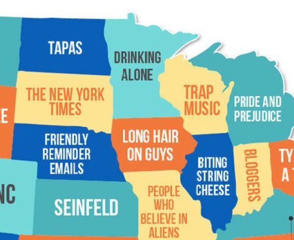 Map Shows What Every State Hates Most