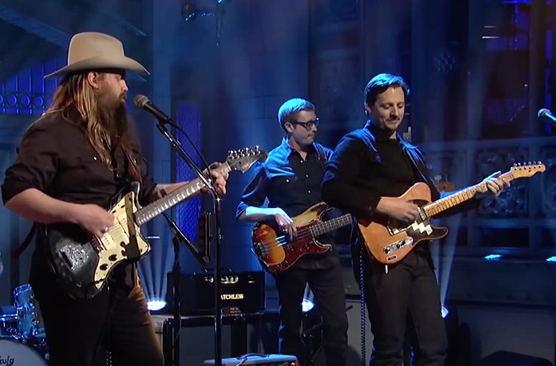 Watch Sturgill Simpson Crash Chris Stapleton's SNL Appearance