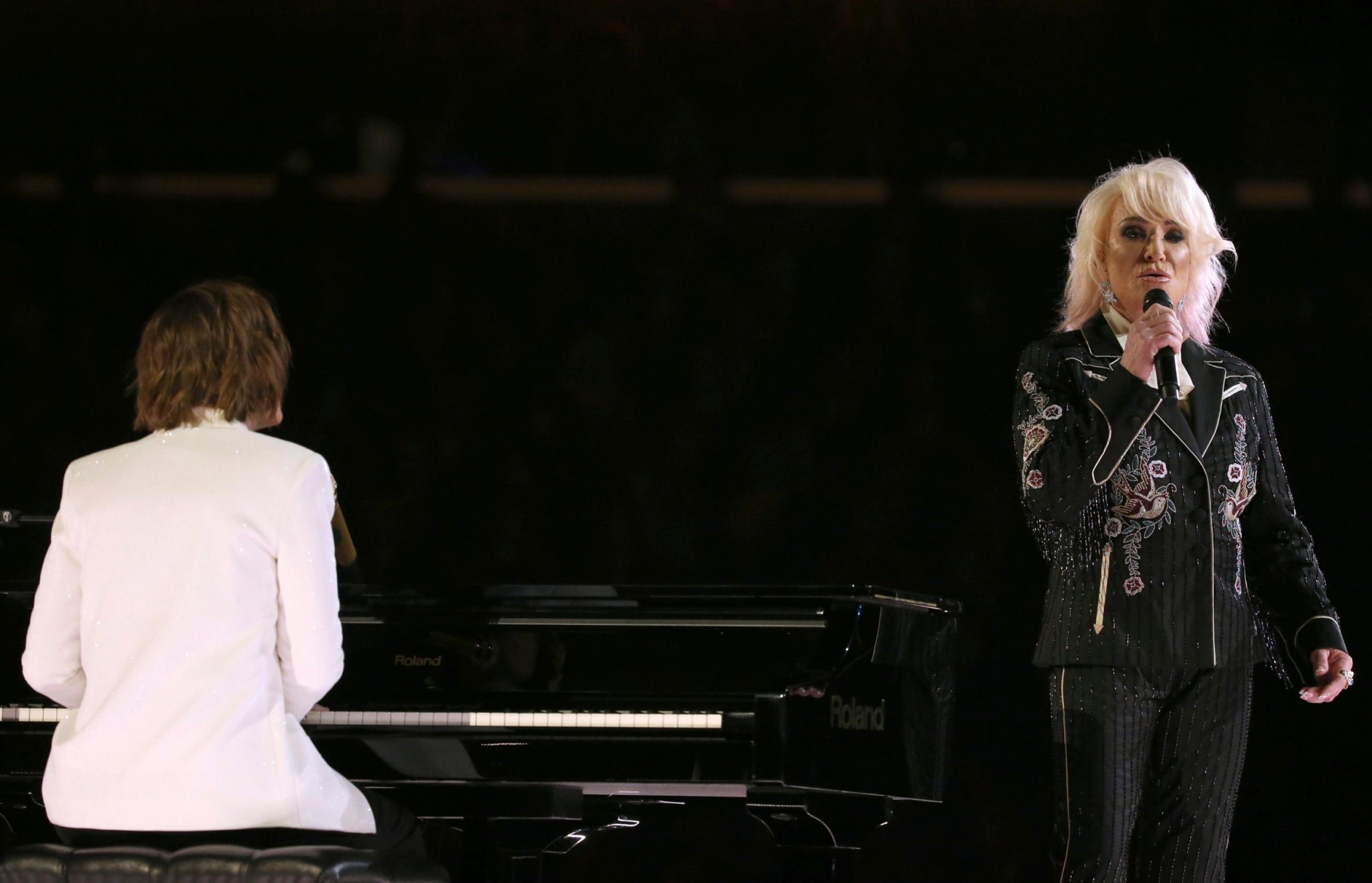 Tanya Tucker Rides a Horse Onto the Stage at the Grand Ole Opry
