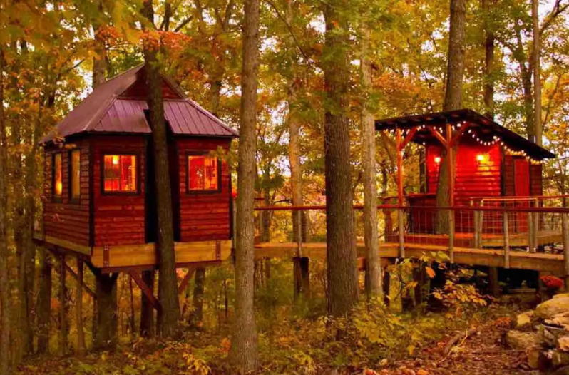 Ozark Tree Suite: Missouri's Cozy Cabin in the Trees