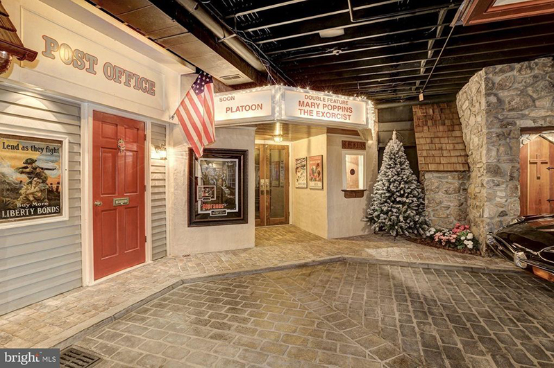 This Maryland Mansion Has a Vintage Small Town in the Basement