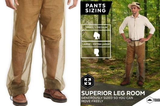 Mesh Mosquito Pants Are a Must for Hiking and Camping Trips