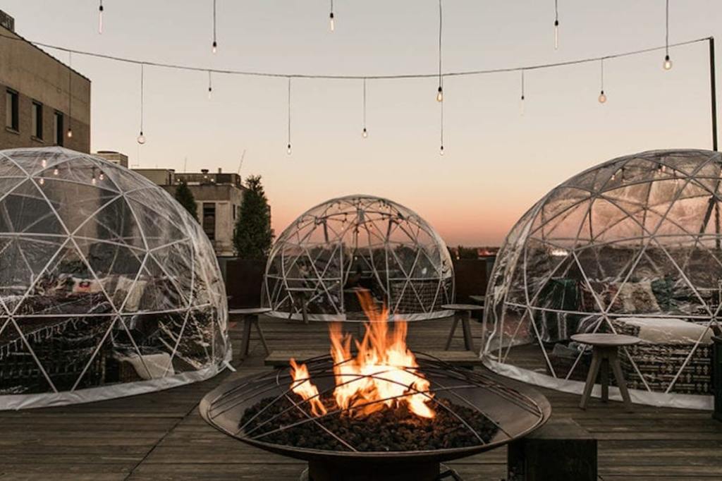 Bobby Hotel's Rooftop Igloo Bar is Here in Time for the Holidays
