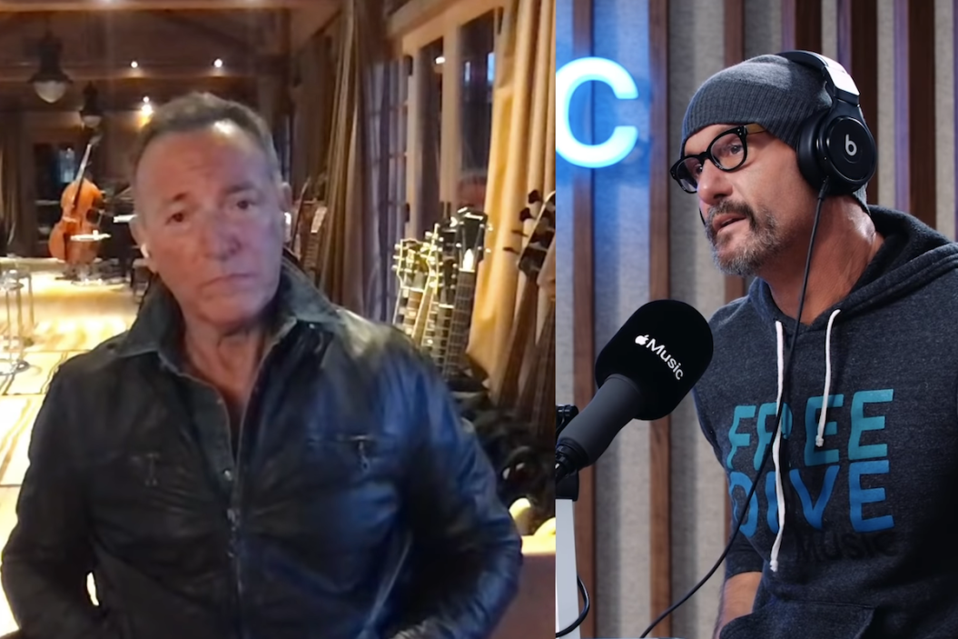 George Strait Introduces Bruce Springsteen at Austin Concert