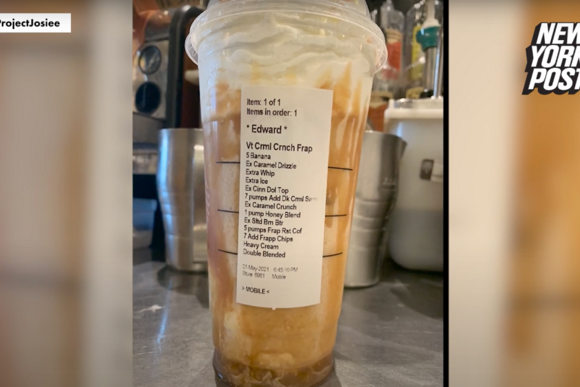 Complicated Starbucks Order Drives Barista Crazy