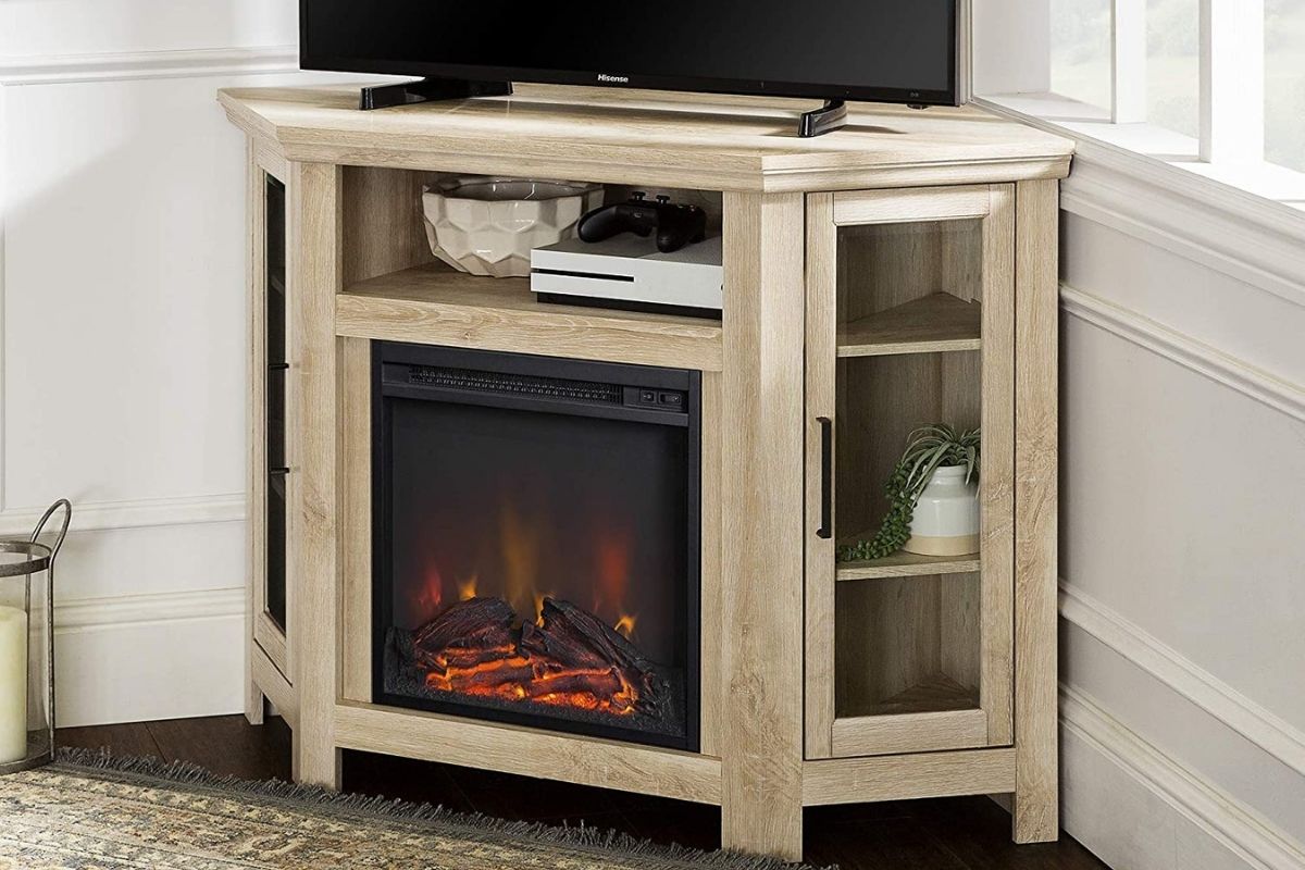 3 Best Corner Electric Fireplaces of 2022 + How They Work