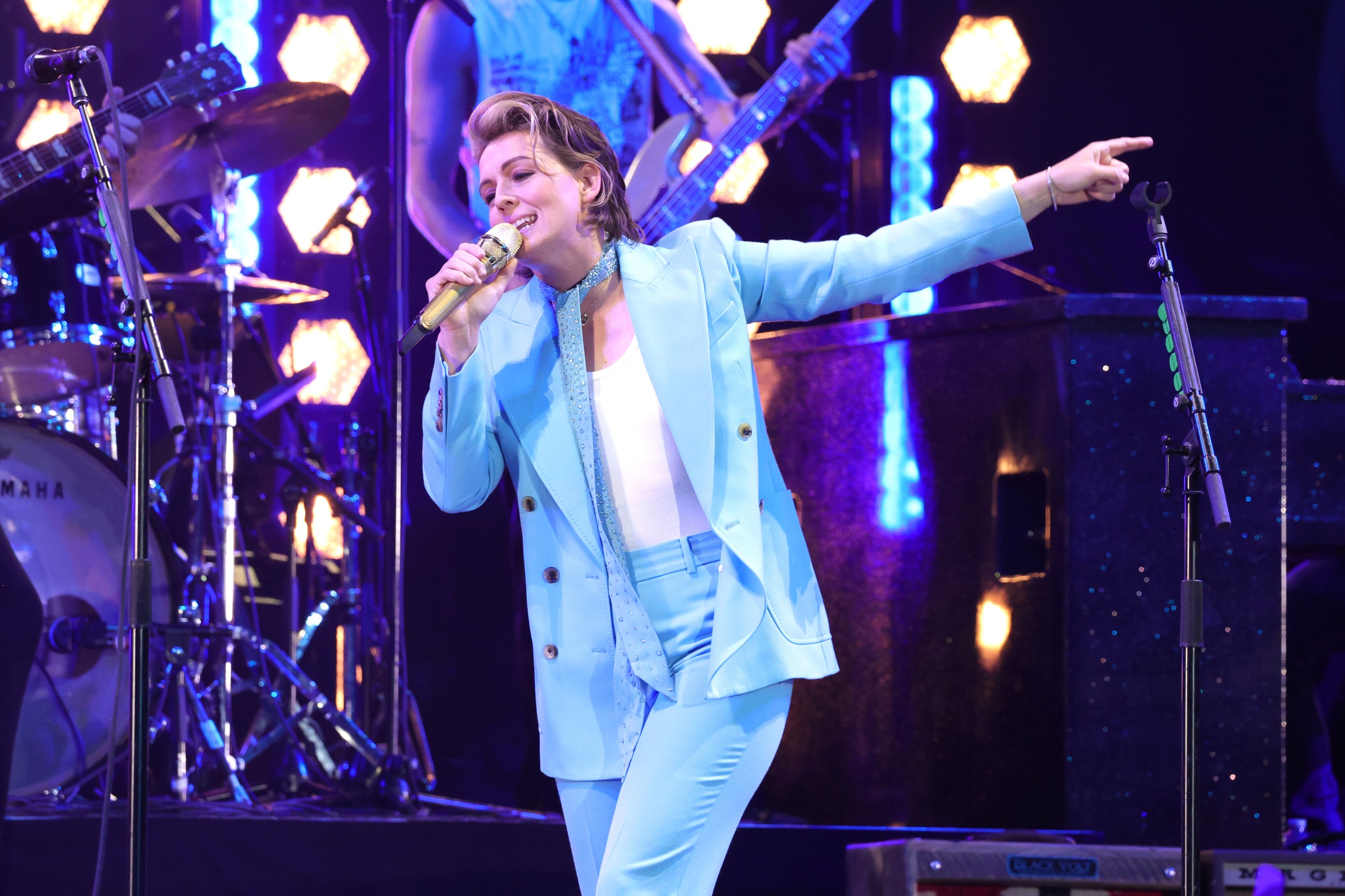 Brandi Carlile Rocks Pastel Suit Style: Get the Look for Under $100