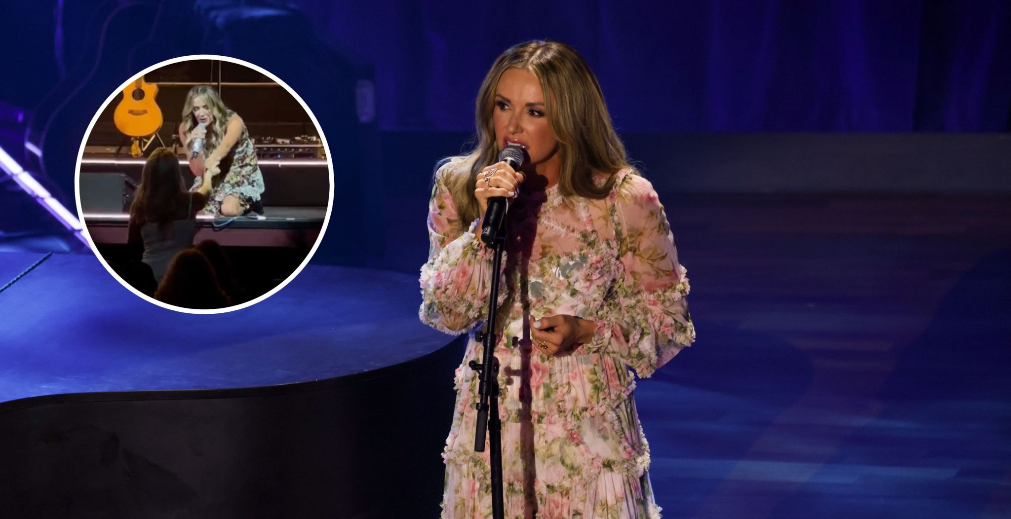 Carly Pearce Tearfully Sings to Fan Who Lost Their Father