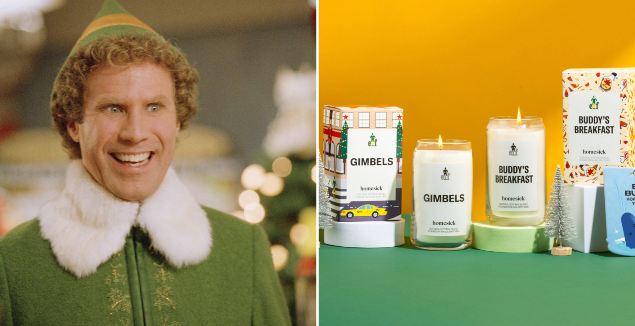 These 'Elf' Movie-Themed Candles Are a Perfect Secret Santa Gift