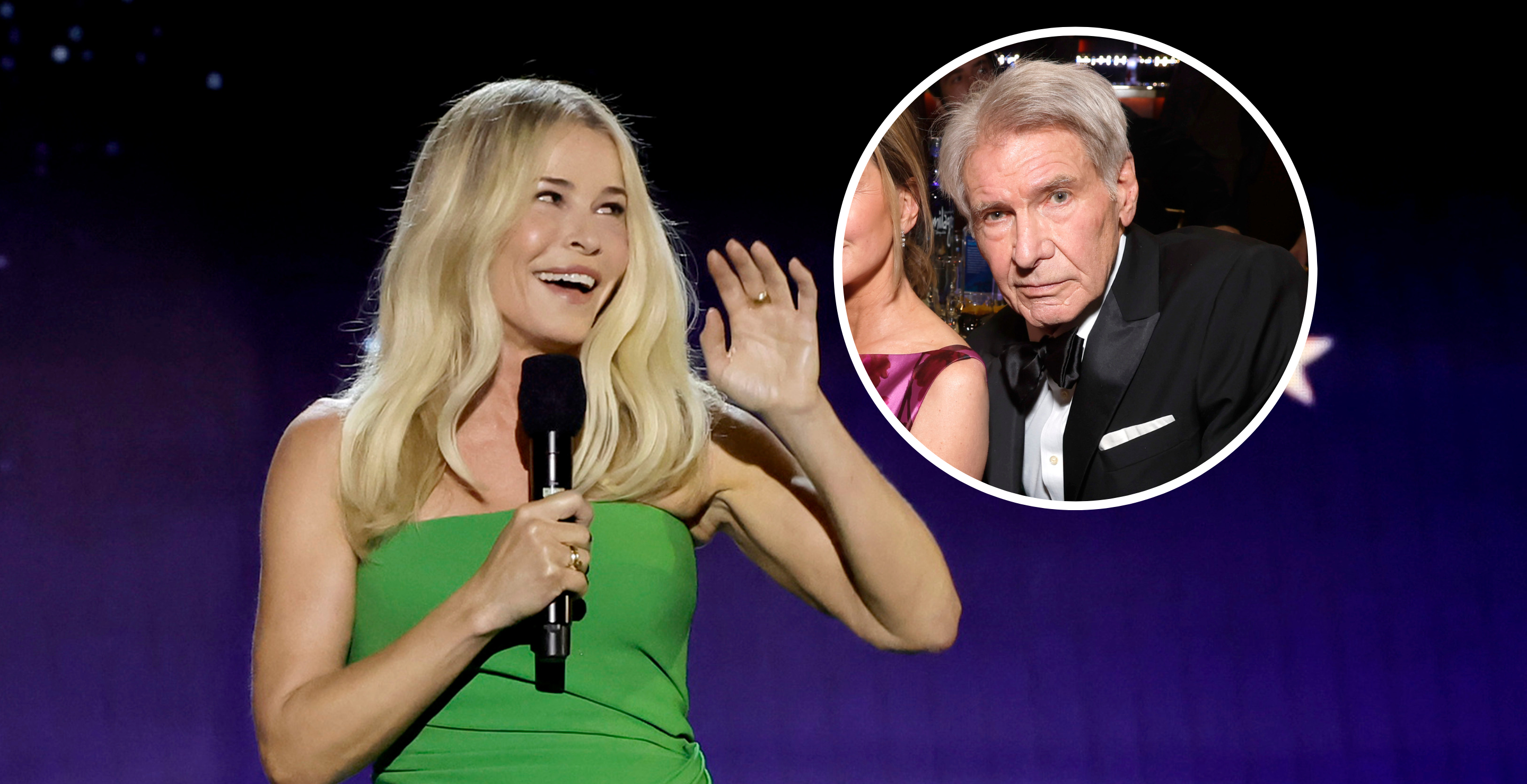 Chelsea Handler Hits on Harrison Ford at Critics Choice Awards