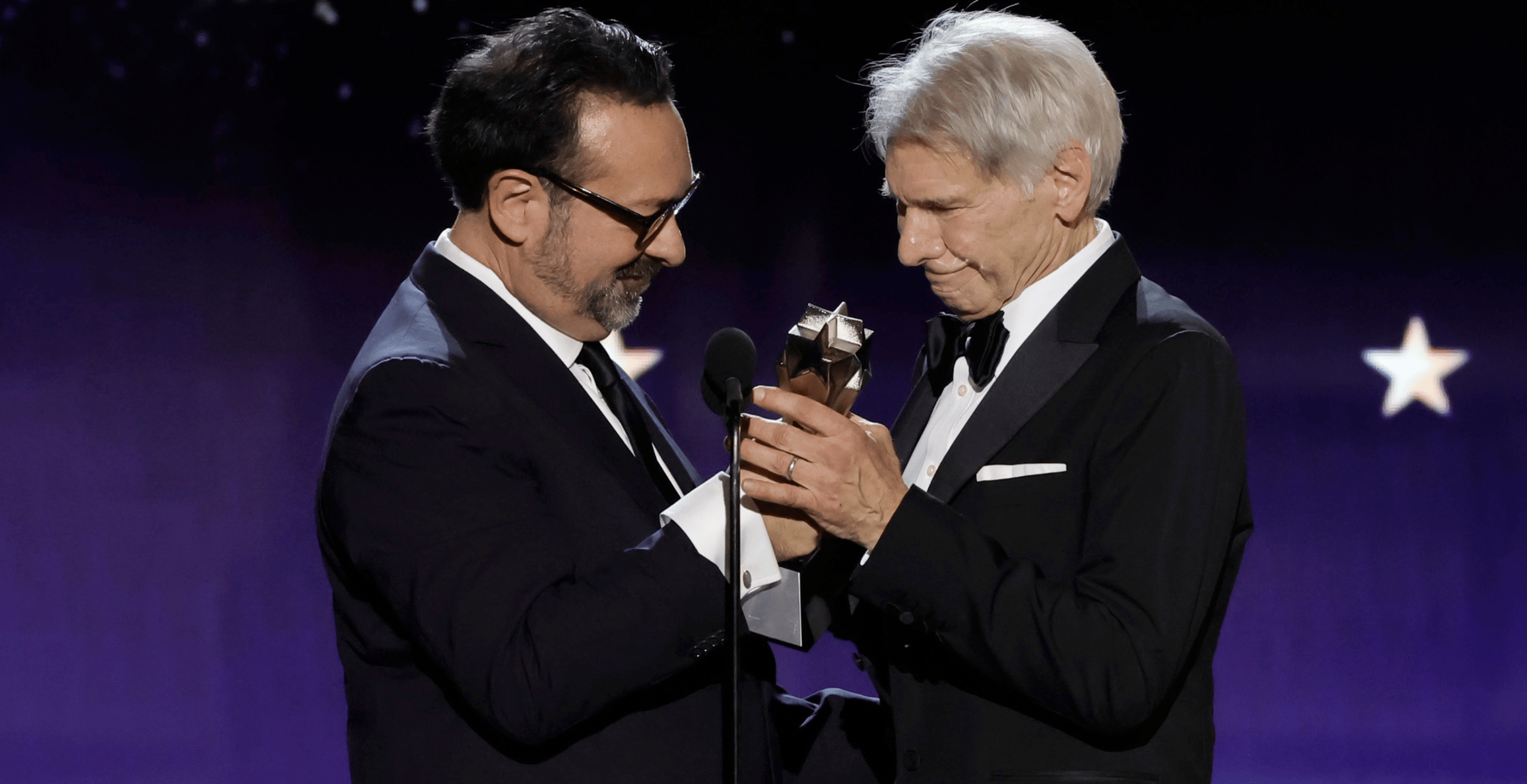 Harrison Ford Tearfully Accepts Critics Choice Achievement Award