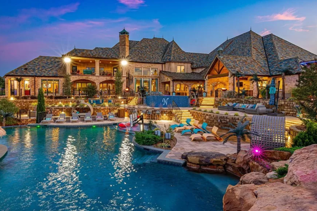 This Over-the-Top Oklahoma City Mansion Screams "New Money"