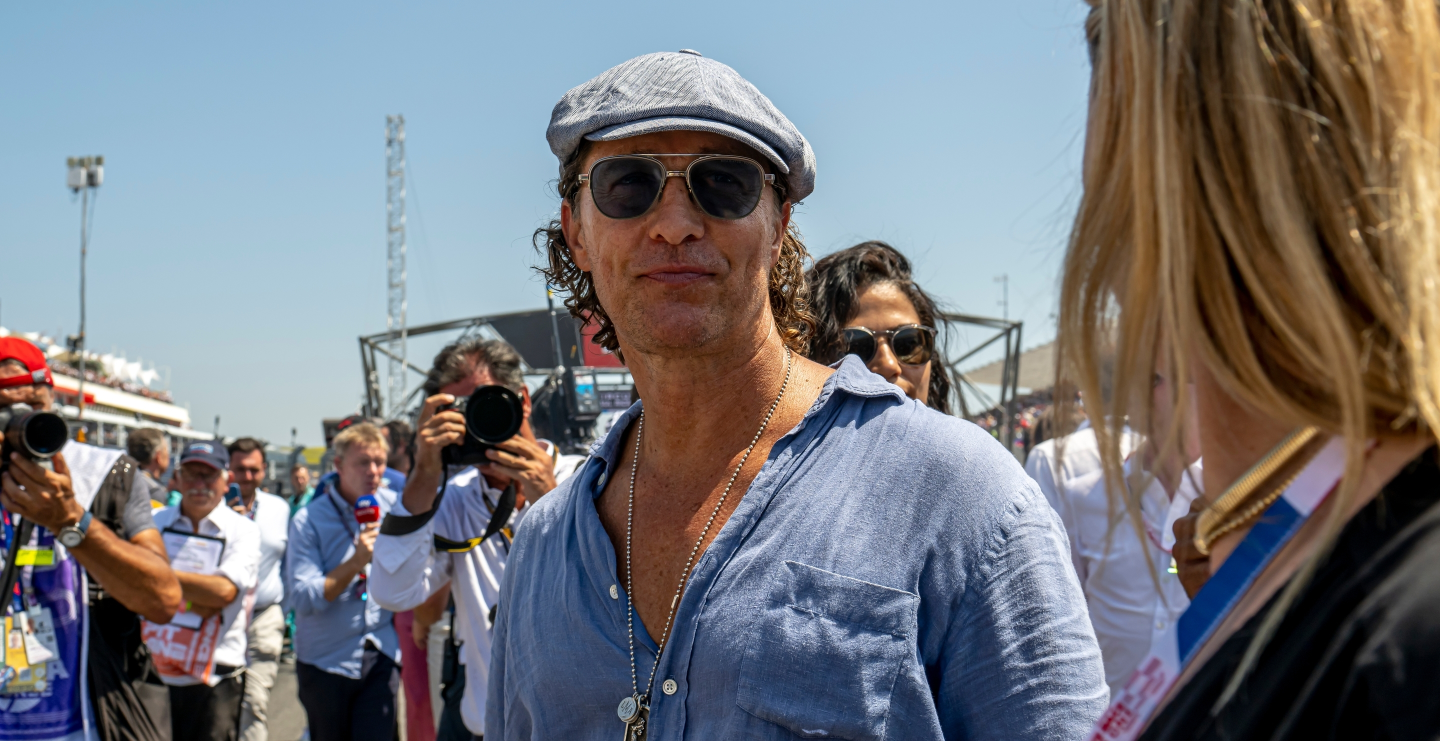 Matthew McConaughey Shows Off Patriotism At US Open - Wide Open Country