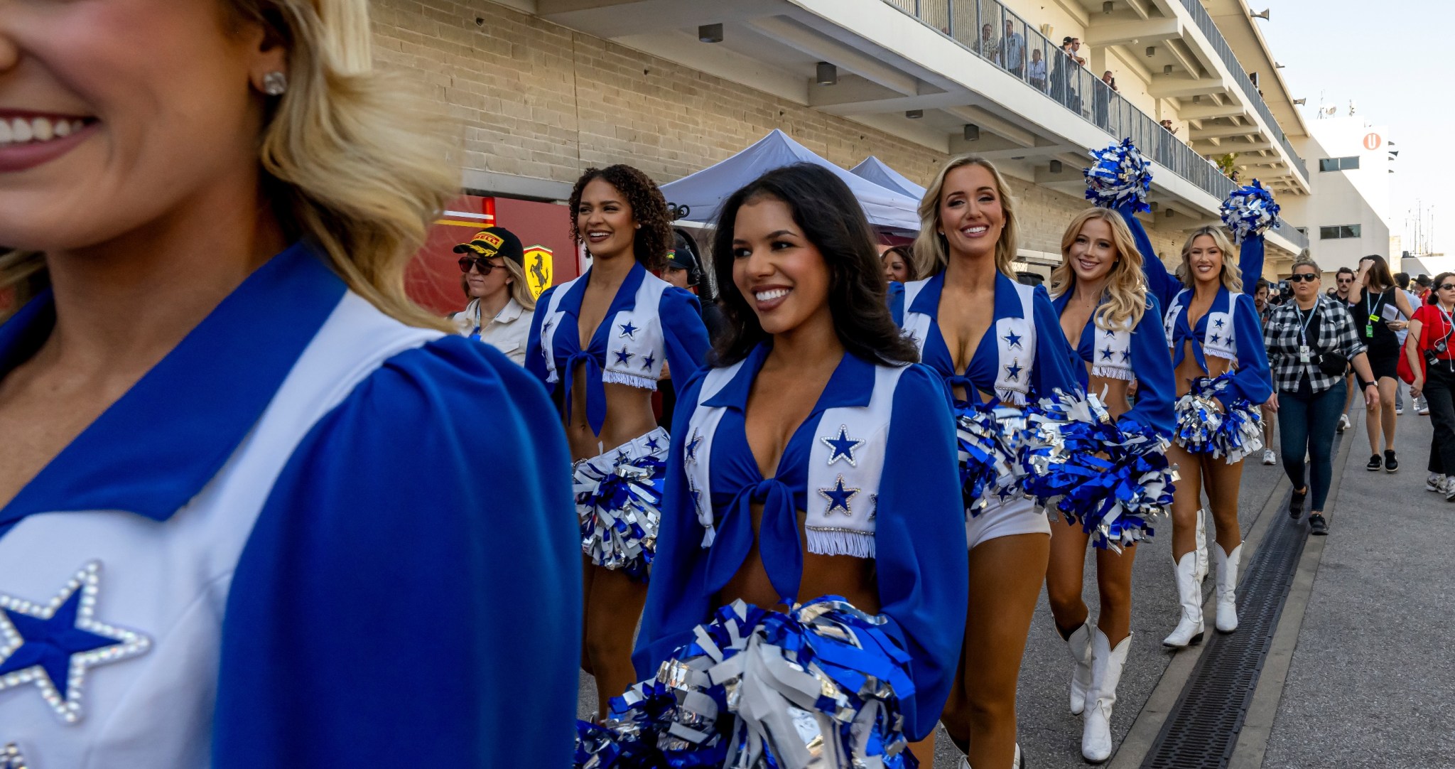 Cowboys Cheerleader Nailed In The Head By Football - Wide Open Country