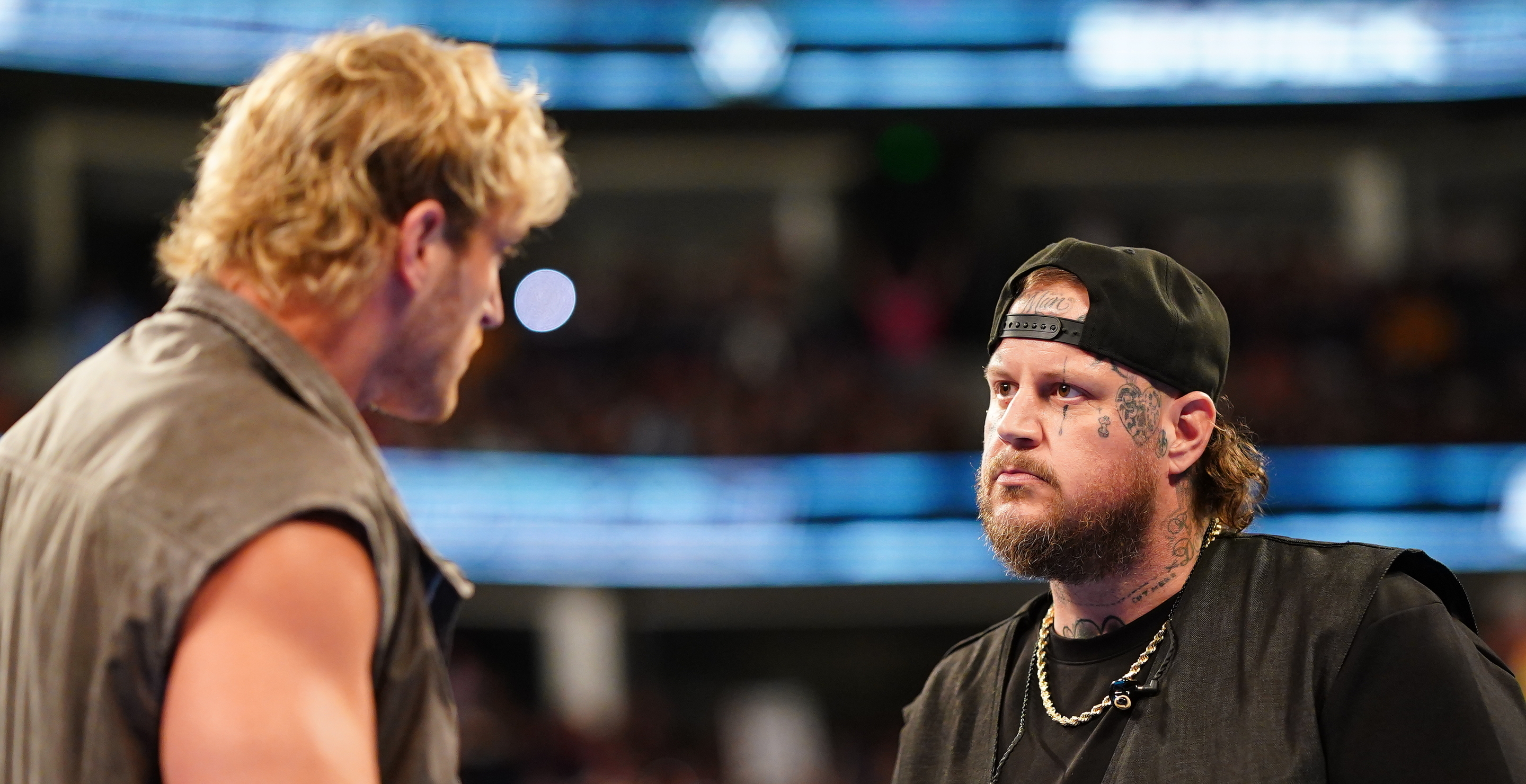 Jelly Roll Enters WWE Ring To Throw Logan Paul Aside In A Fever Dream ...