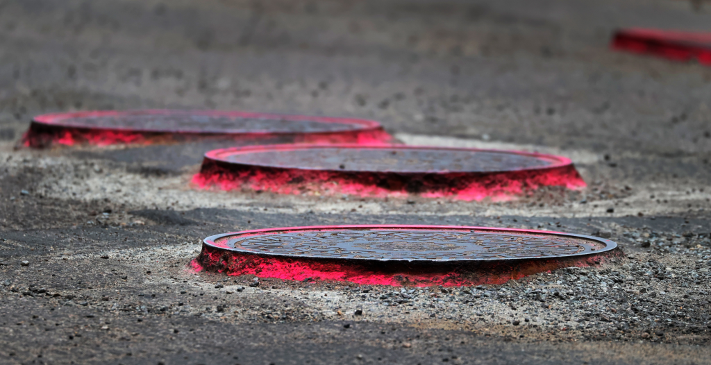 Terrifying Moment Another Woman Falls Down Manhole Cover