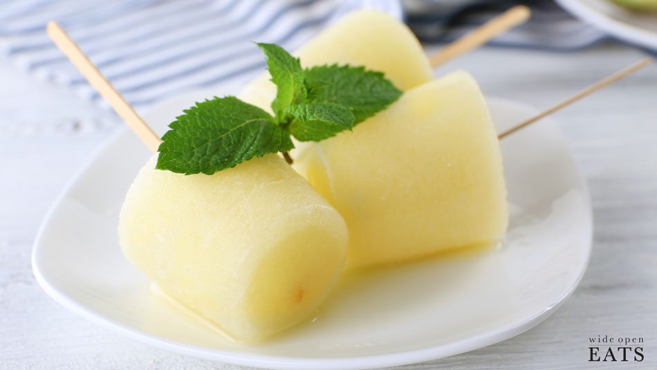 Frozen Mint Julep Ice Pops