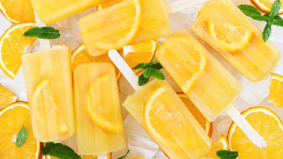 Orange Crush Popsicles