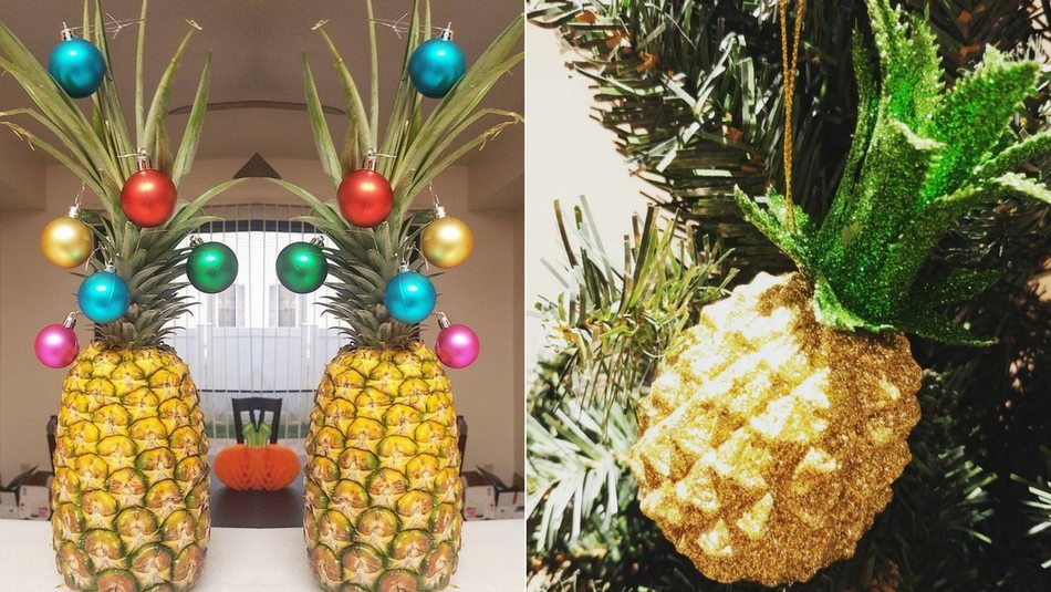 Pineapple Christmas Trees Are the Perfect Southern Christmas Decorations