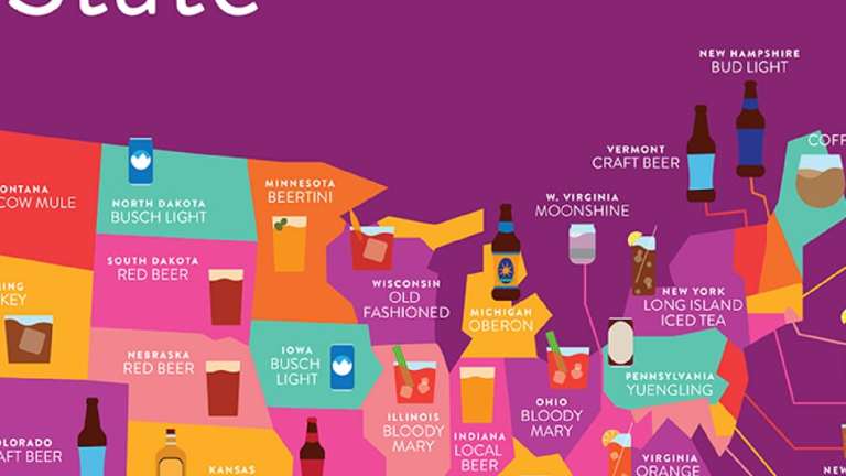 This Map Reveals the Iconic Alcoholic Beverage of Each State