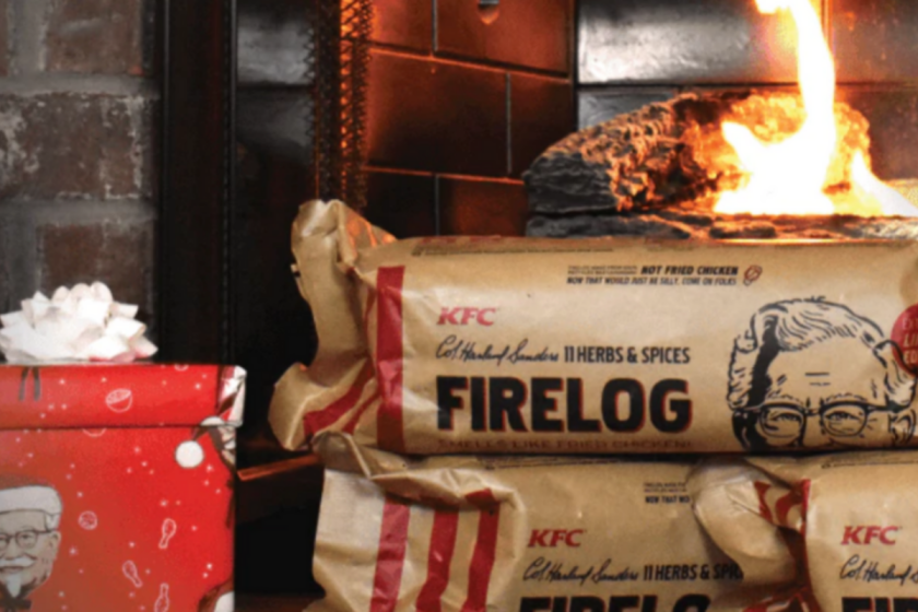 KFC is Selling a Yule Log That Smells Like its Fried Chicken
