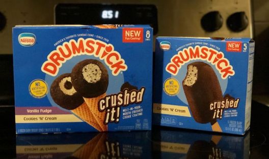 Drumstick Cookies 'N' Cream Ice Cream Bars & Cones Are Officially Here