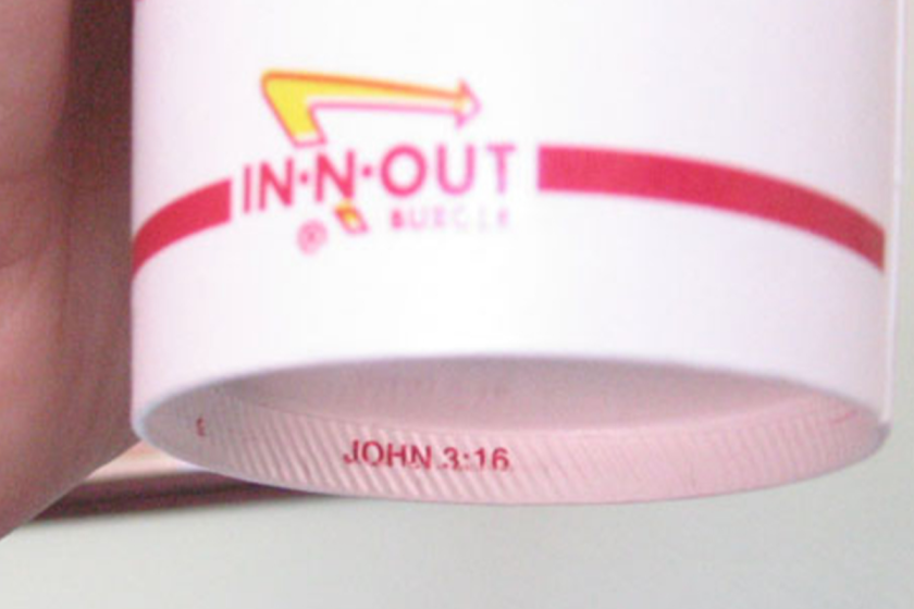 The Reason Why In-N-Out Prints Bible Verses on Their Cups