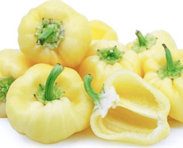These White Bell Peppers Look Eerily Like Human Teeth