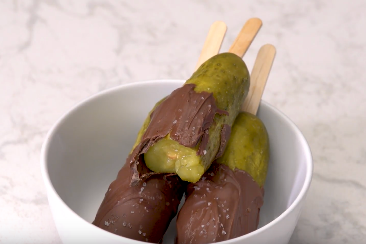 Chocolate Covered Pickles Are a Thing and Here's the Recipe