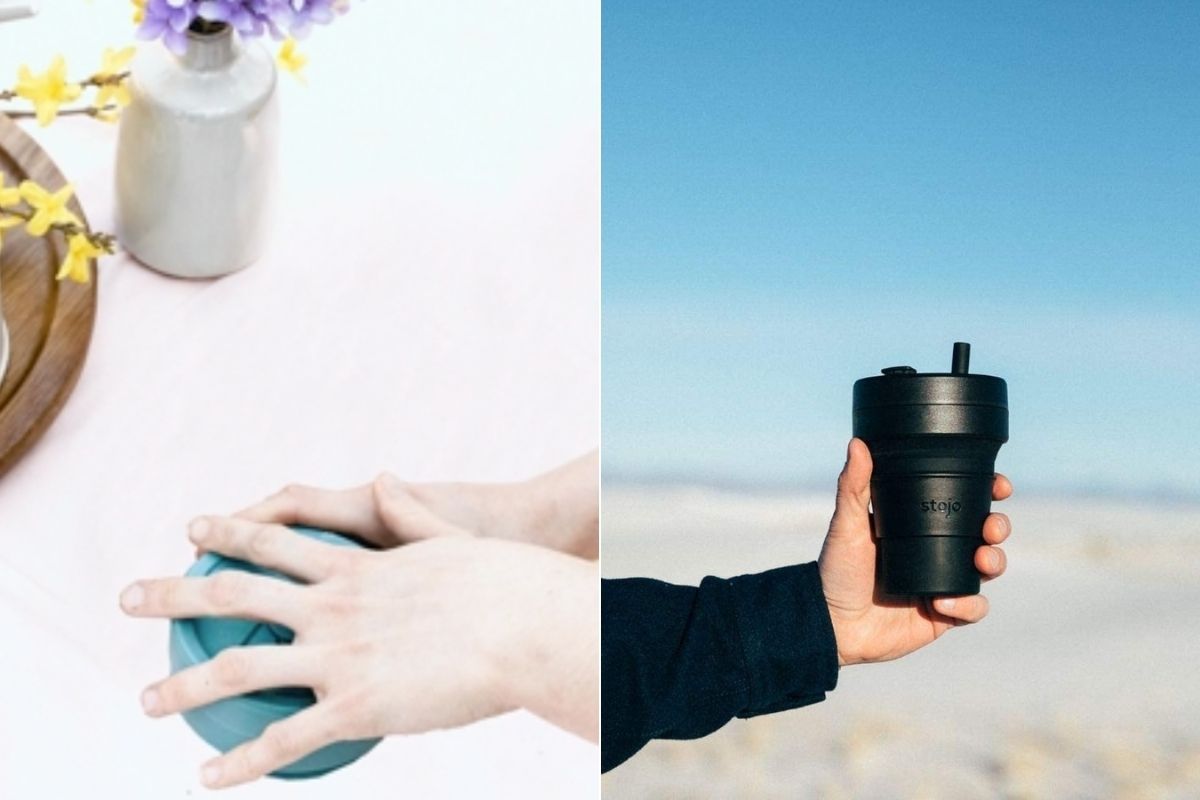Stojo Cup: $20 Collapsible Coffee Mug Is Reusable & Will Fit In Your Bag