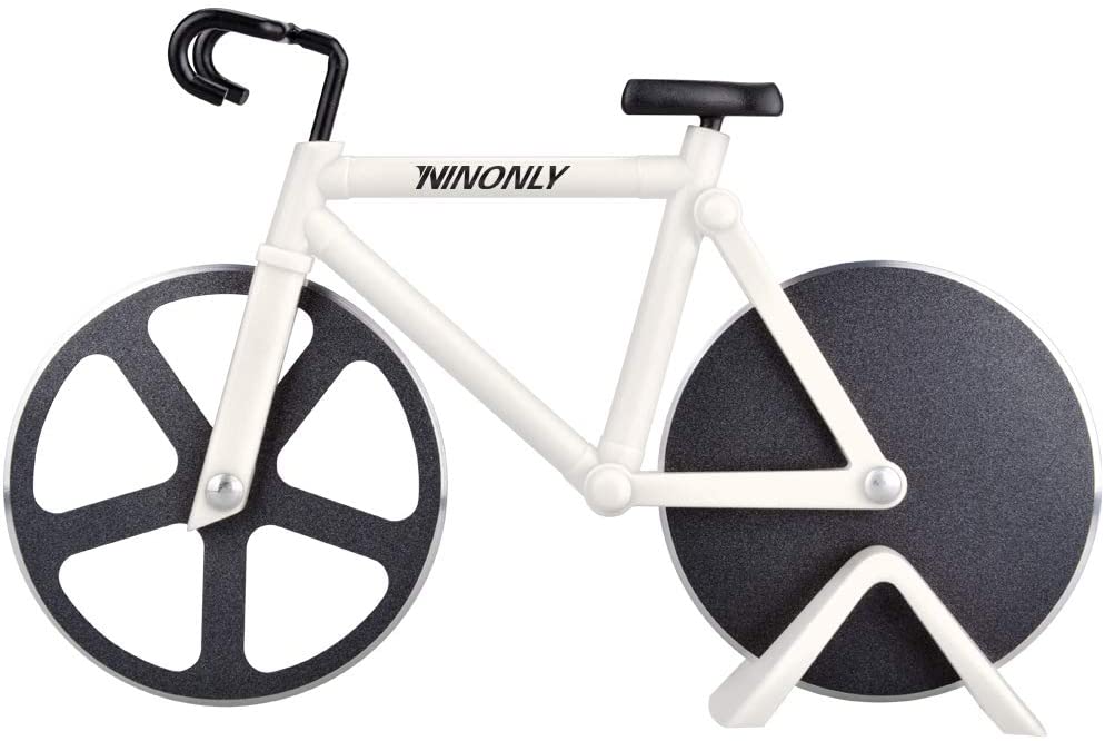 $10 Bicycle Pizza Cutter Makes Cutting Homemade & Frozen Pizza Fun