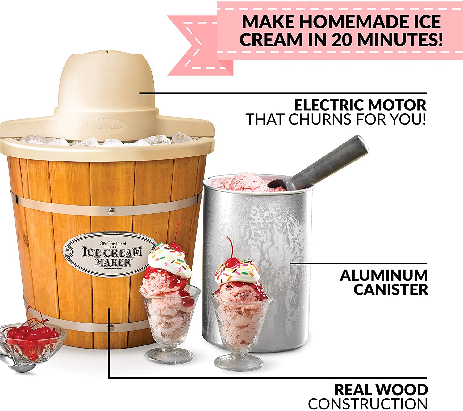 The Nostalgia Electric Ice Cream Maker Is a Summer 2021 Must-Have