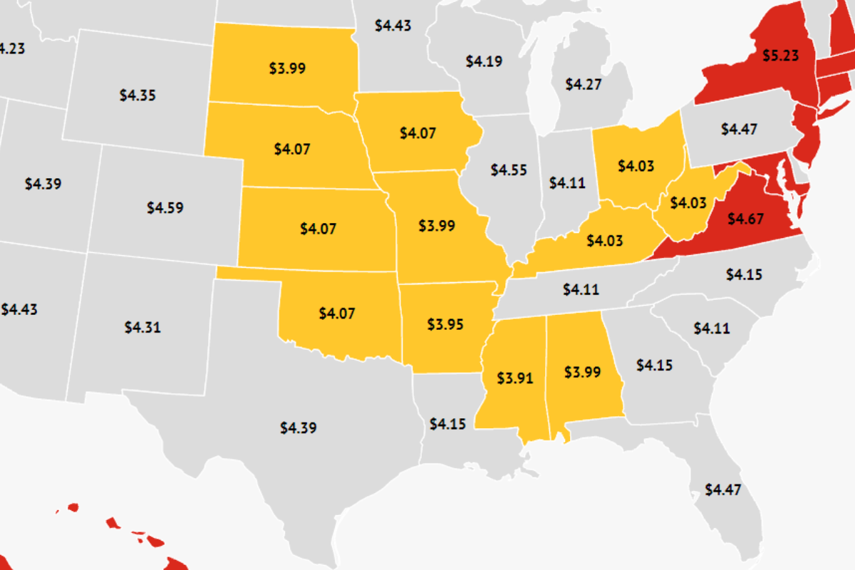 Big Mac Cost-by-State Map Shows Where To Find the Cheapest Burger
