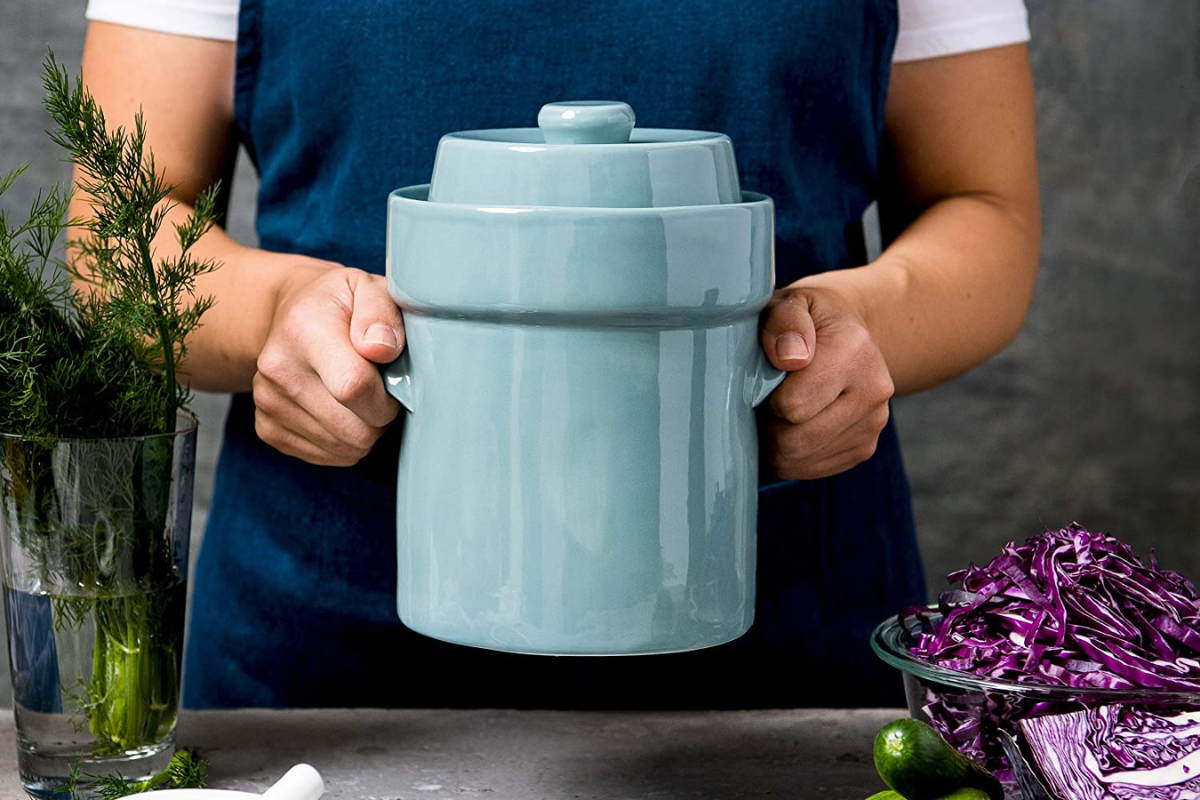 Fermentation Crocks & The Difference Between Open and Water Varieties